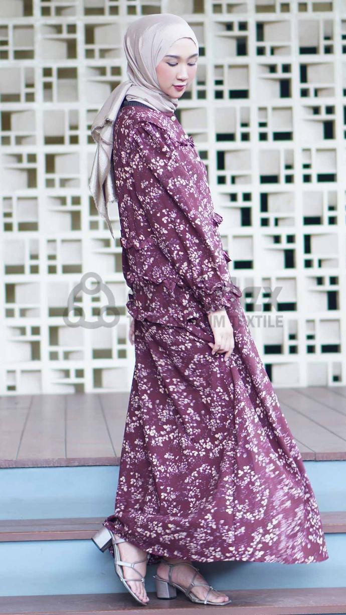 Jual Kain Bubble Square Print Motif Terbaru | Moiztex